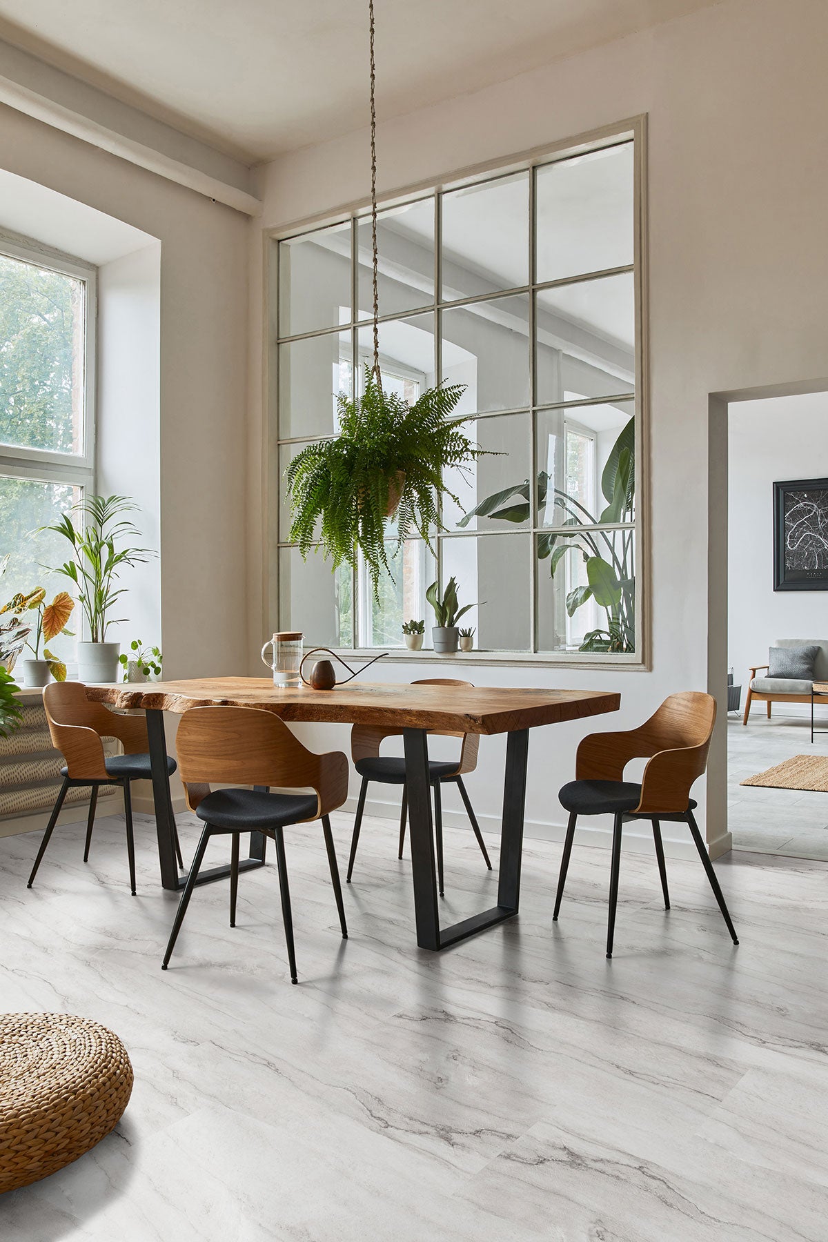 MSI Rigid Core Vinyl Flooring XL Trecento Quarzo Taj 18"x36" - Everlif