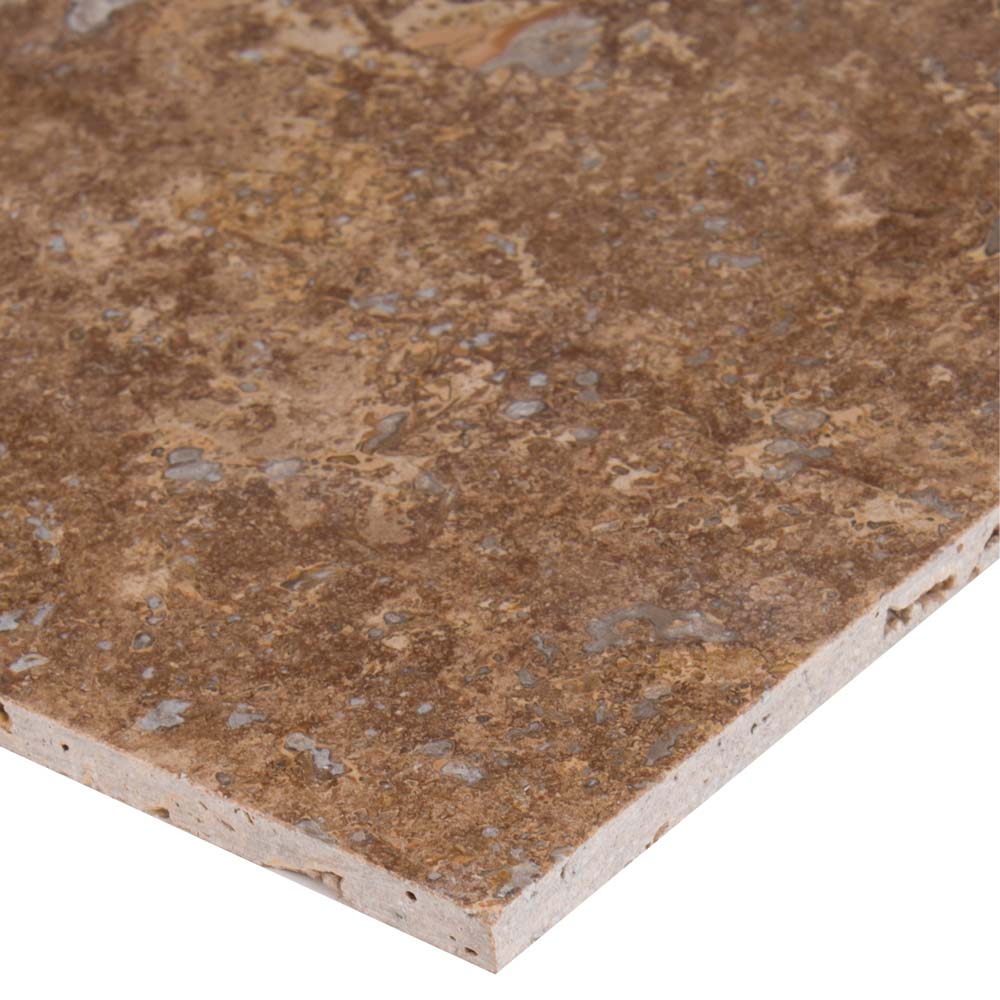 MSI Tuscany Walnut Filled-Honed Travertine Wall and Floor Tile