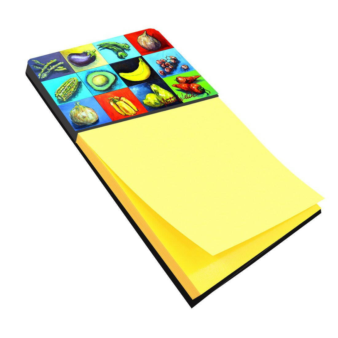 Mixed Fruits and Vegetables Sticky Note Holder MW1227SN- Refiilable De