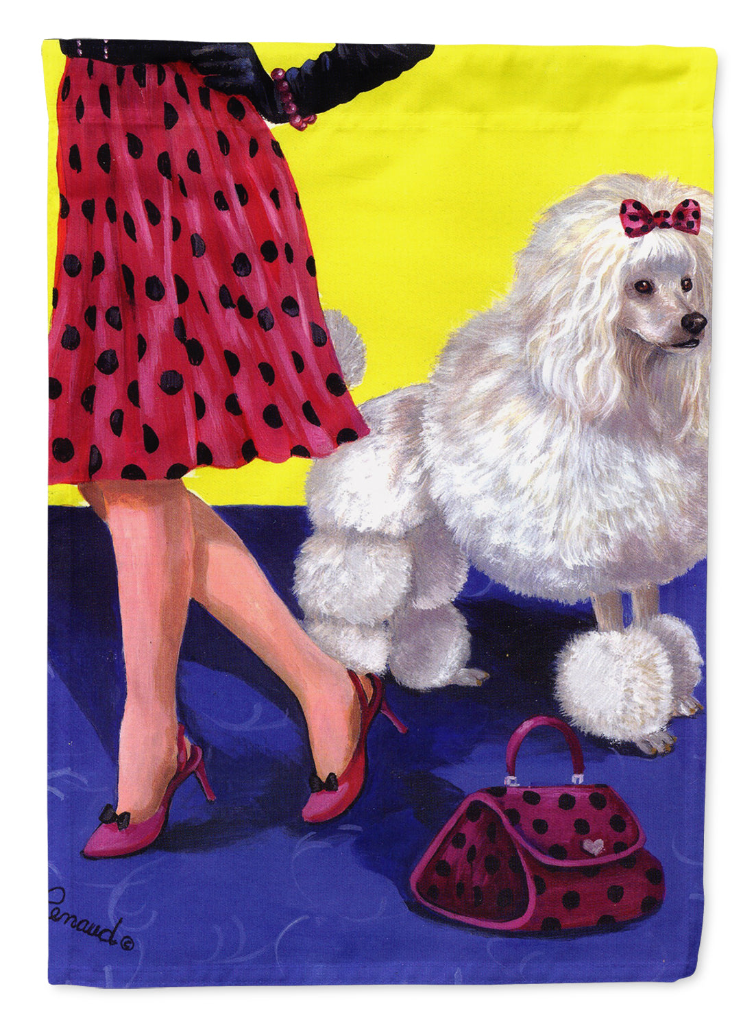 Poodle High Maintenance Flag Canvas House Size PPP3147CHF