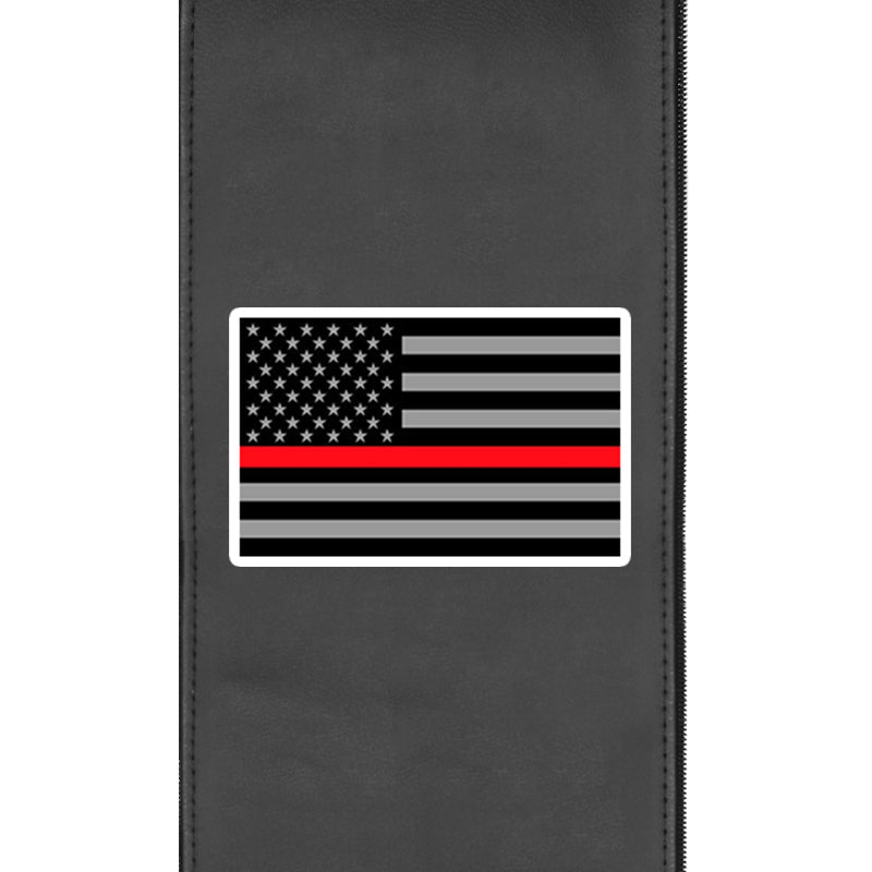 Red Line Flag Logo Panel