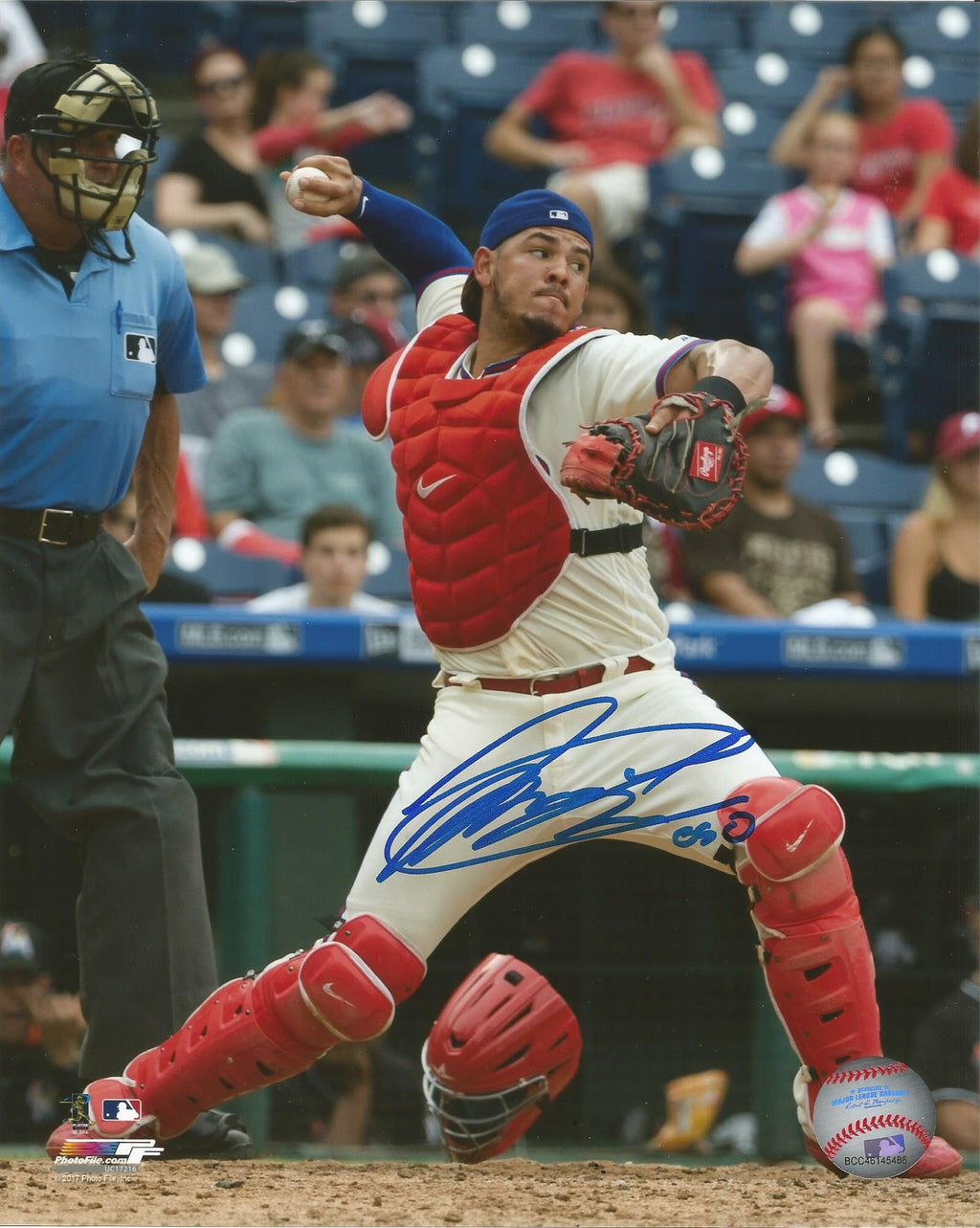 Jorge Alfaro Philadelphia Phillies Throw Autographed 16" x 20" Basebal