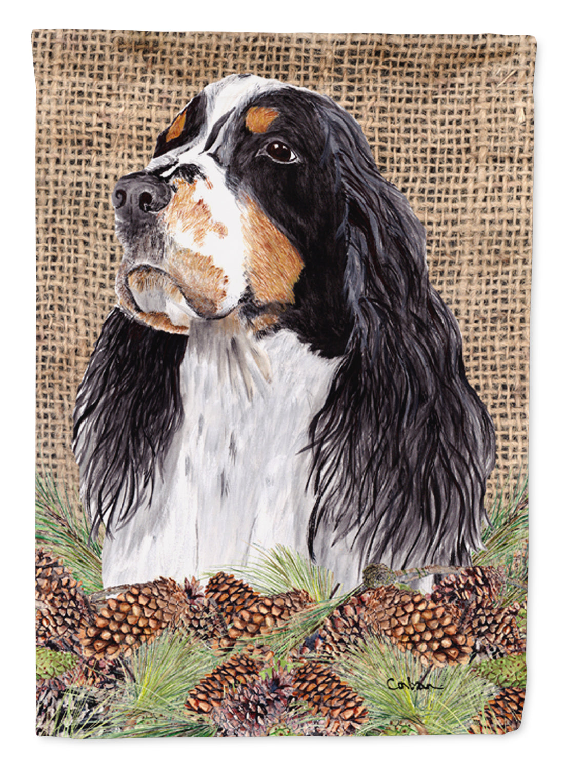Springer Spaniel Garden Flag – Decorative Outdoor Yard Flag