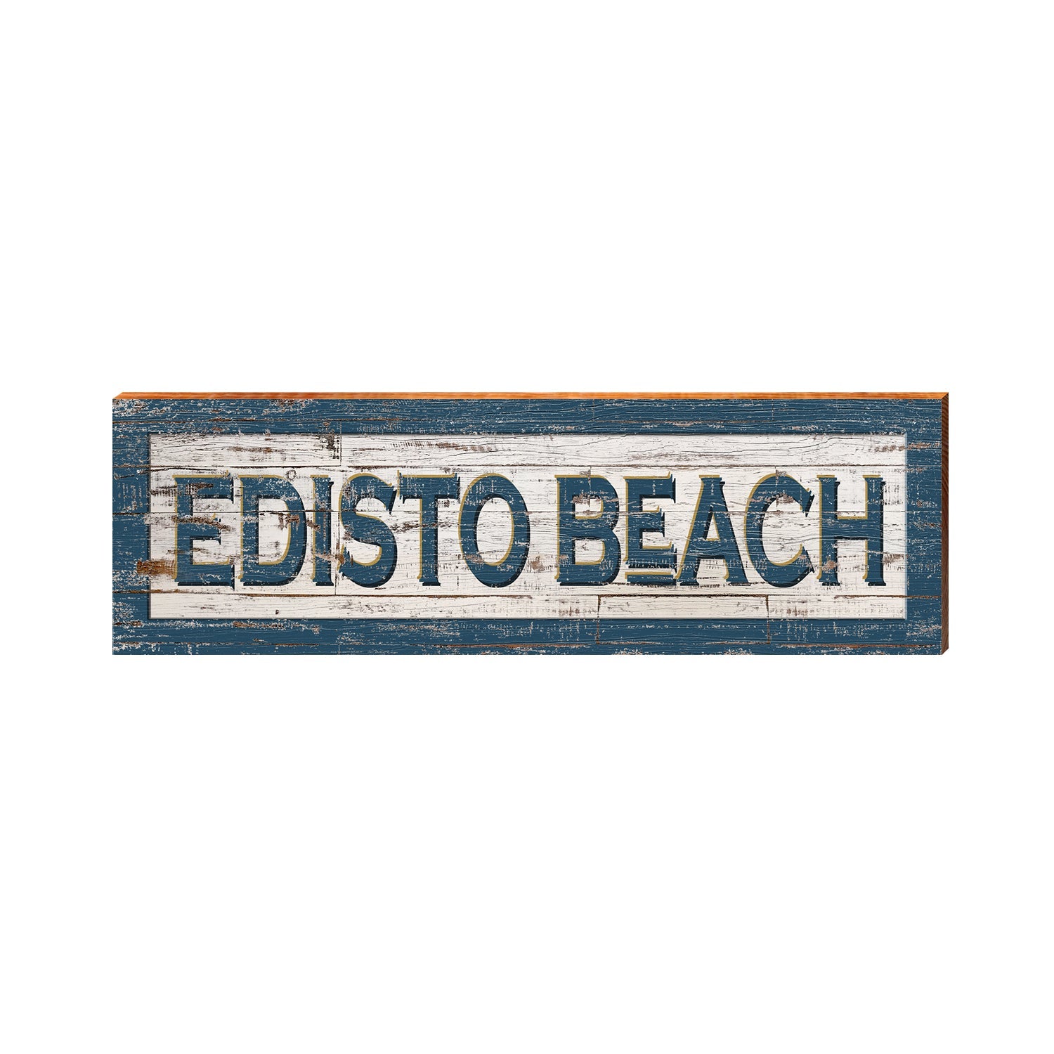 Edisto Beach Shabby Sign | Real Wall Art Print | Wall Art Print on Rea
