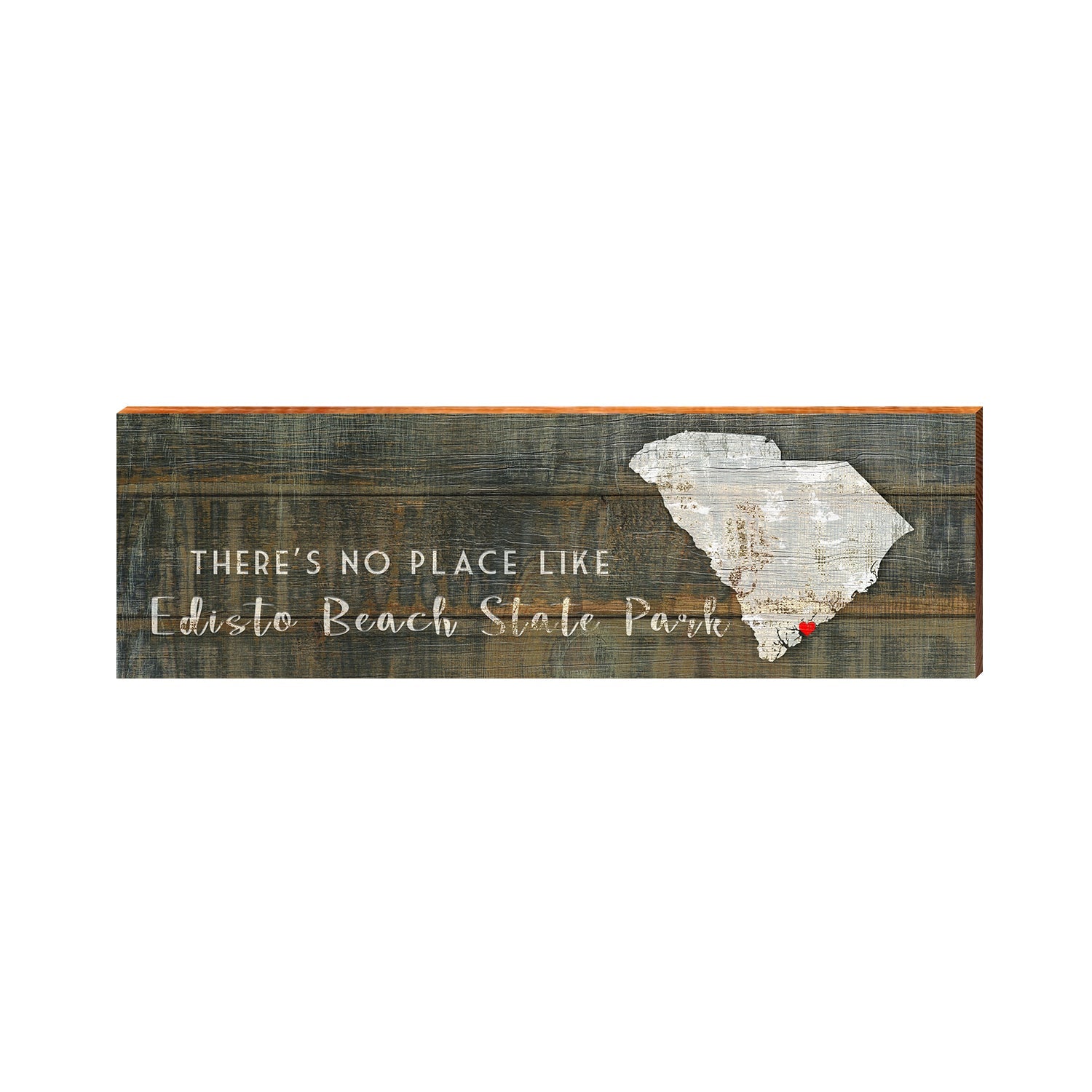 Edisto Beach No Place Like Home Sign | Real Wood Art Print