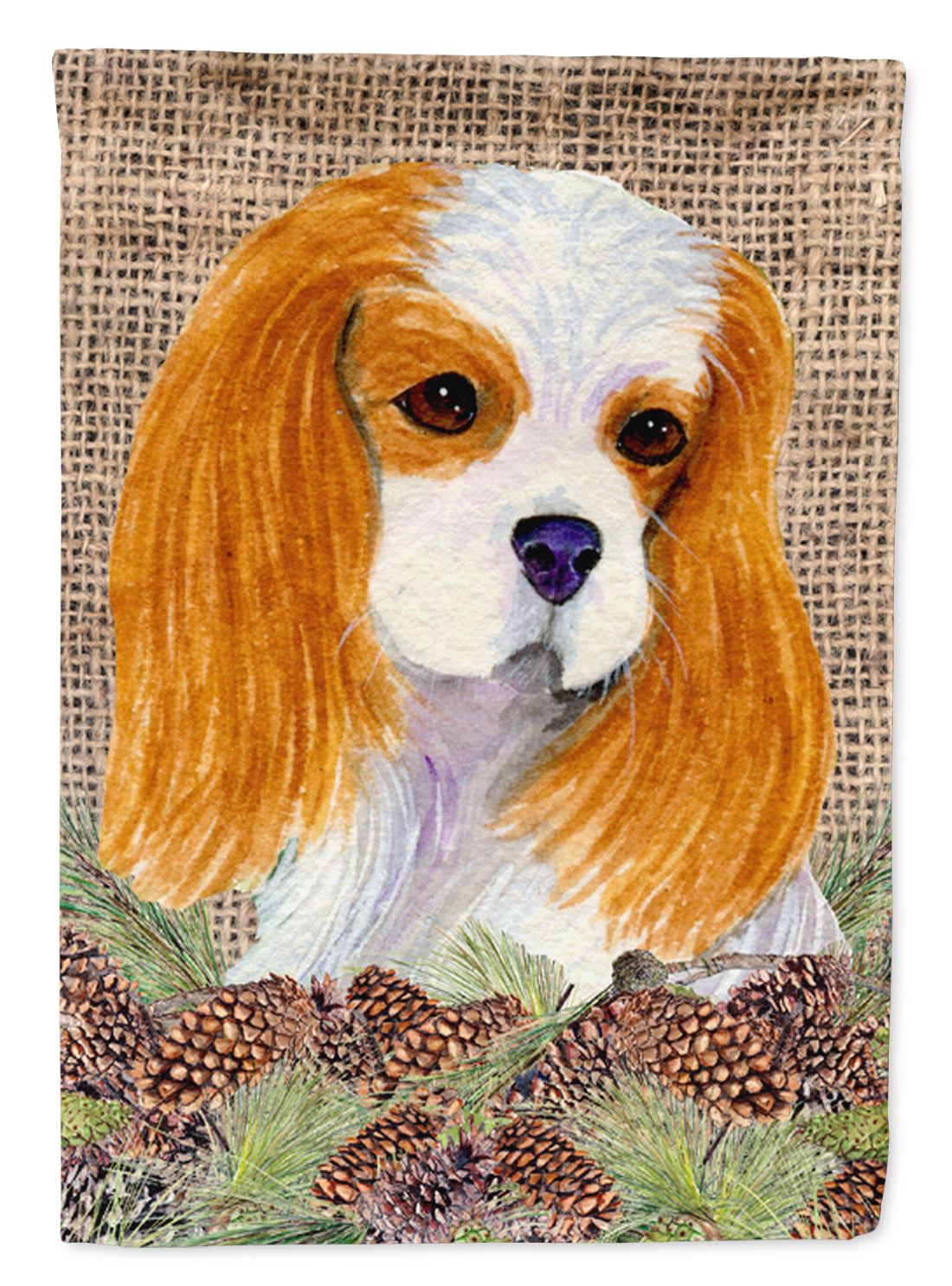 Cavalier Spaniel Garden Flag – Decorative Outdoor Yard Flag