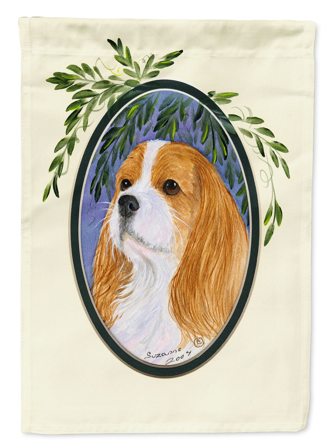 Cavalier Spaniel Garden Flag – Decorative Outdoor Yard Flag
