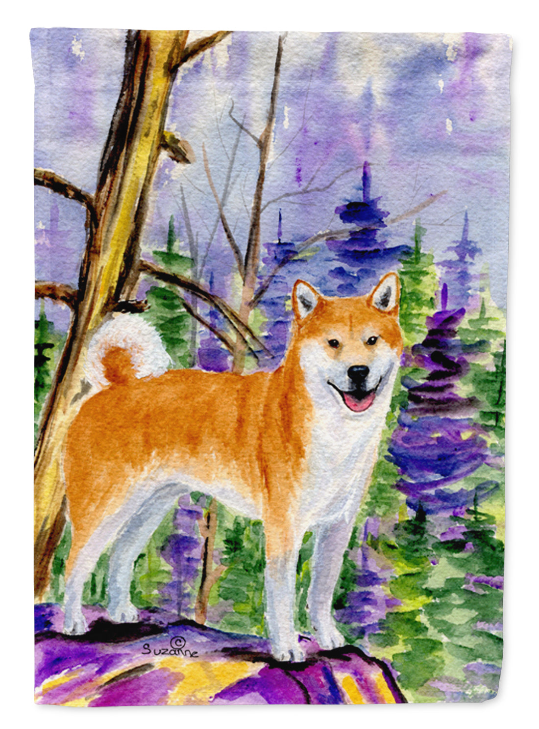 Shiba Inu Garden Flag - Outdoor Decorative Yard Flag