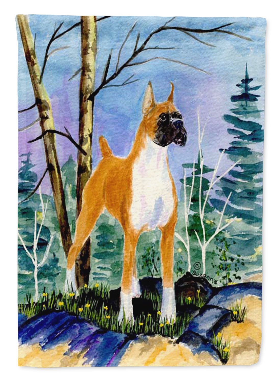 Boxer Flag Canvas House Size