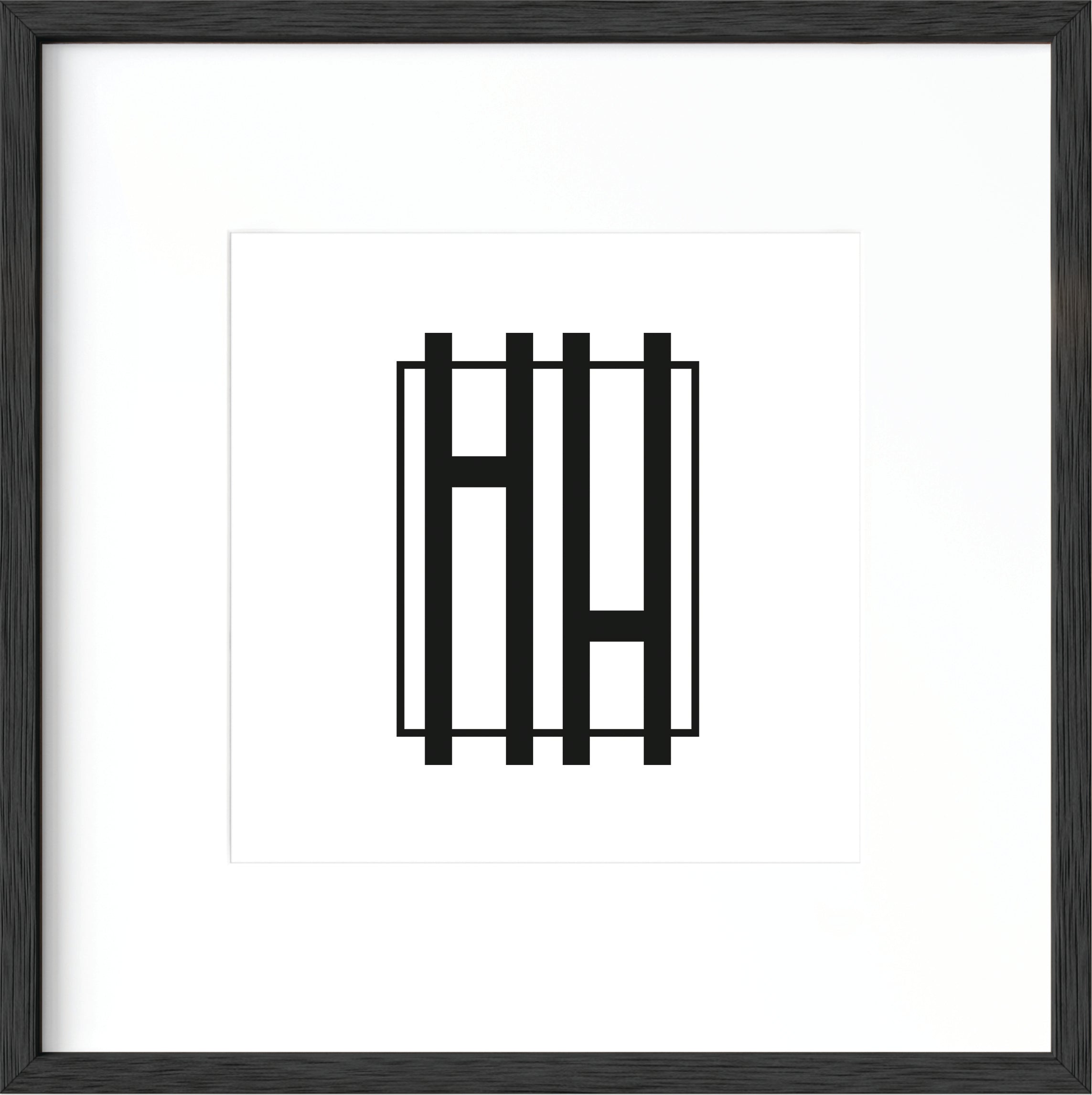 Black Oak Square Picture Frame