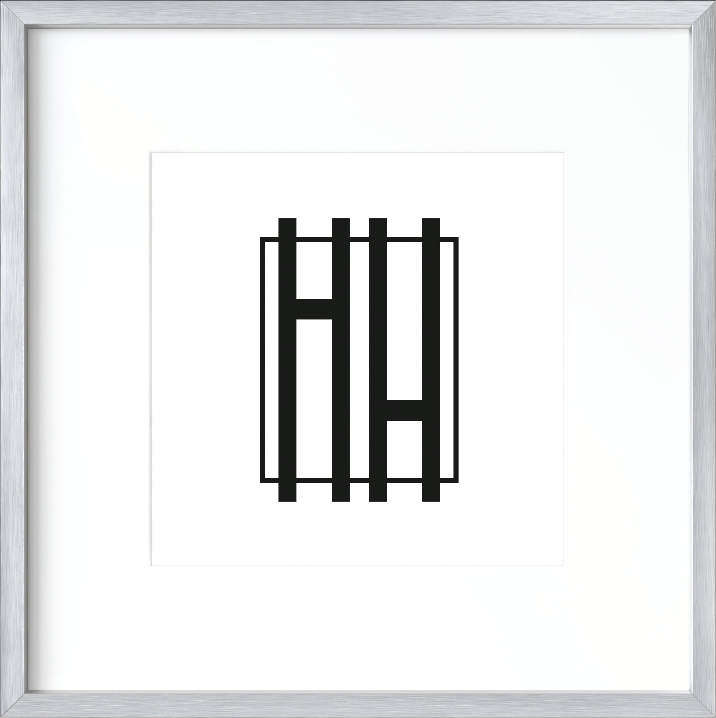 Silver Metal Square Picture Frame