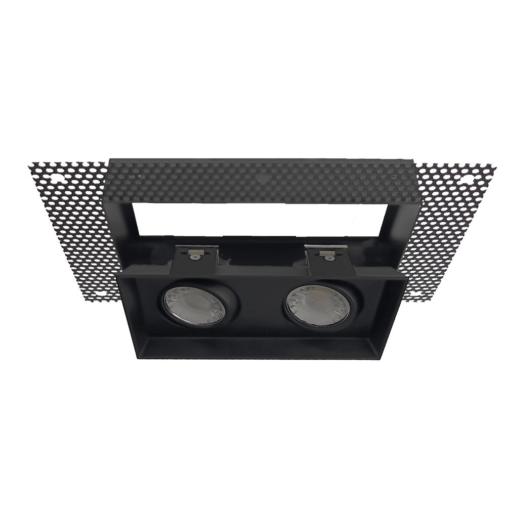 Goodlite G-95721 3″ 15W 2 Head Gimbal Trimless Spotlight Selectable CC