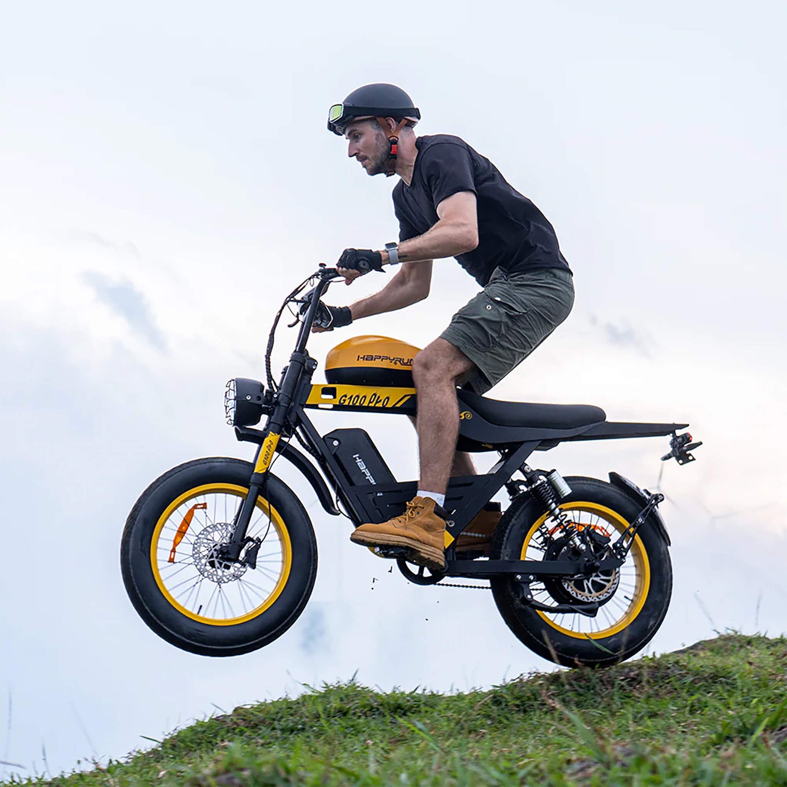 HappyRun G100 (G100 Pro) Long Distance Electric Fat Tire Bike Motorcyc