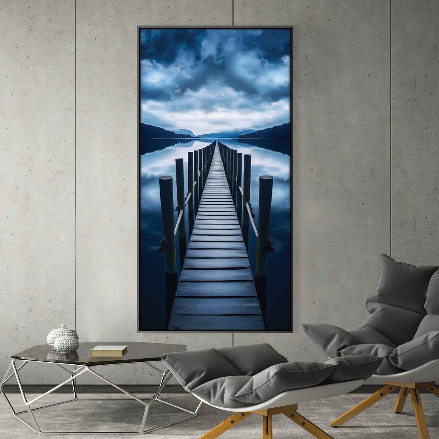 Lakeside Dock Canvas