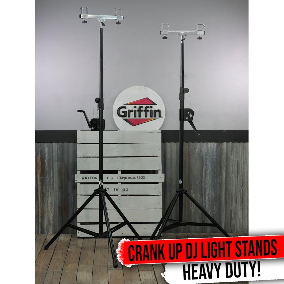 Light Trussing Stands by GRIFFIN | T Adapter DJ Booth Kit & Truss Syst