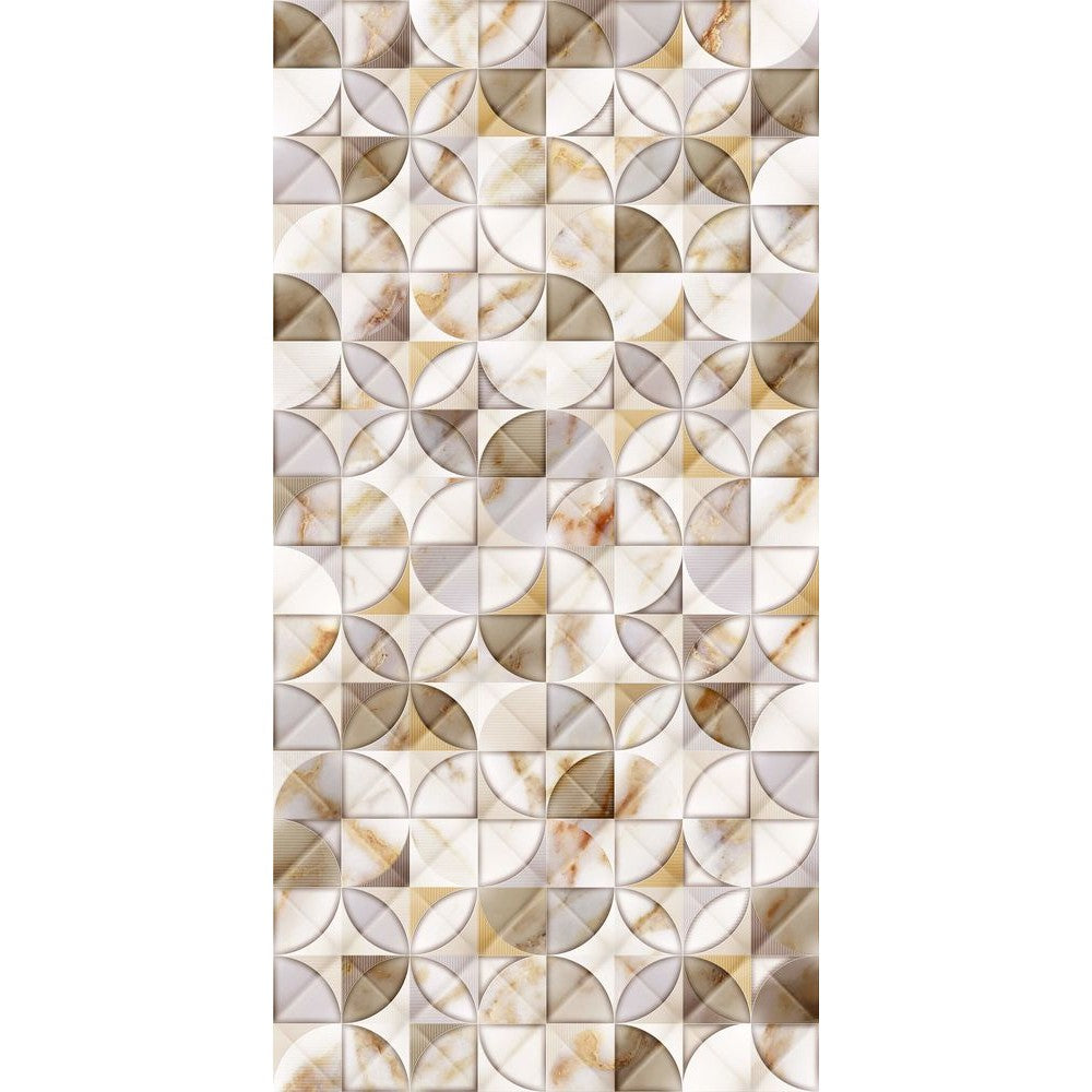 Anka Alaska Glossy Porcelain Relief Decor Tile