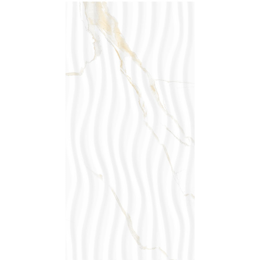 Anka Classic Carrara Gold Glossy Unrectified Porcelain Wall, Floor and