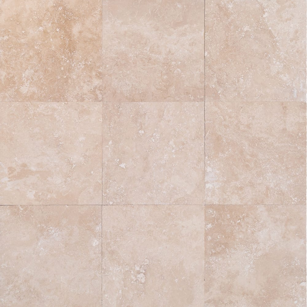 Classic Light Travertine Honed Floor and Wall Tile